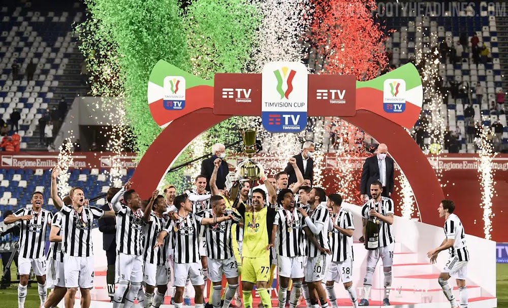 Juventus Wins Coccarda Coppa Italia Kit Badge - Footy Headlines