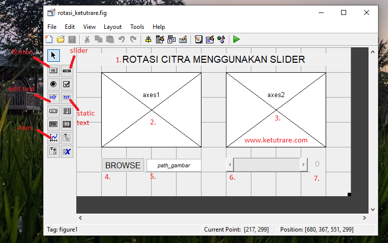 Membuat Aplikasi Rotasi Gambar (Citra Digital) dengan Slider di GUI ...