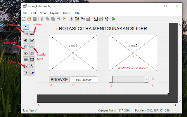Membuat Aplikasi Rotasi Gambar (Citra Digital) dengan Slider di GUI ...