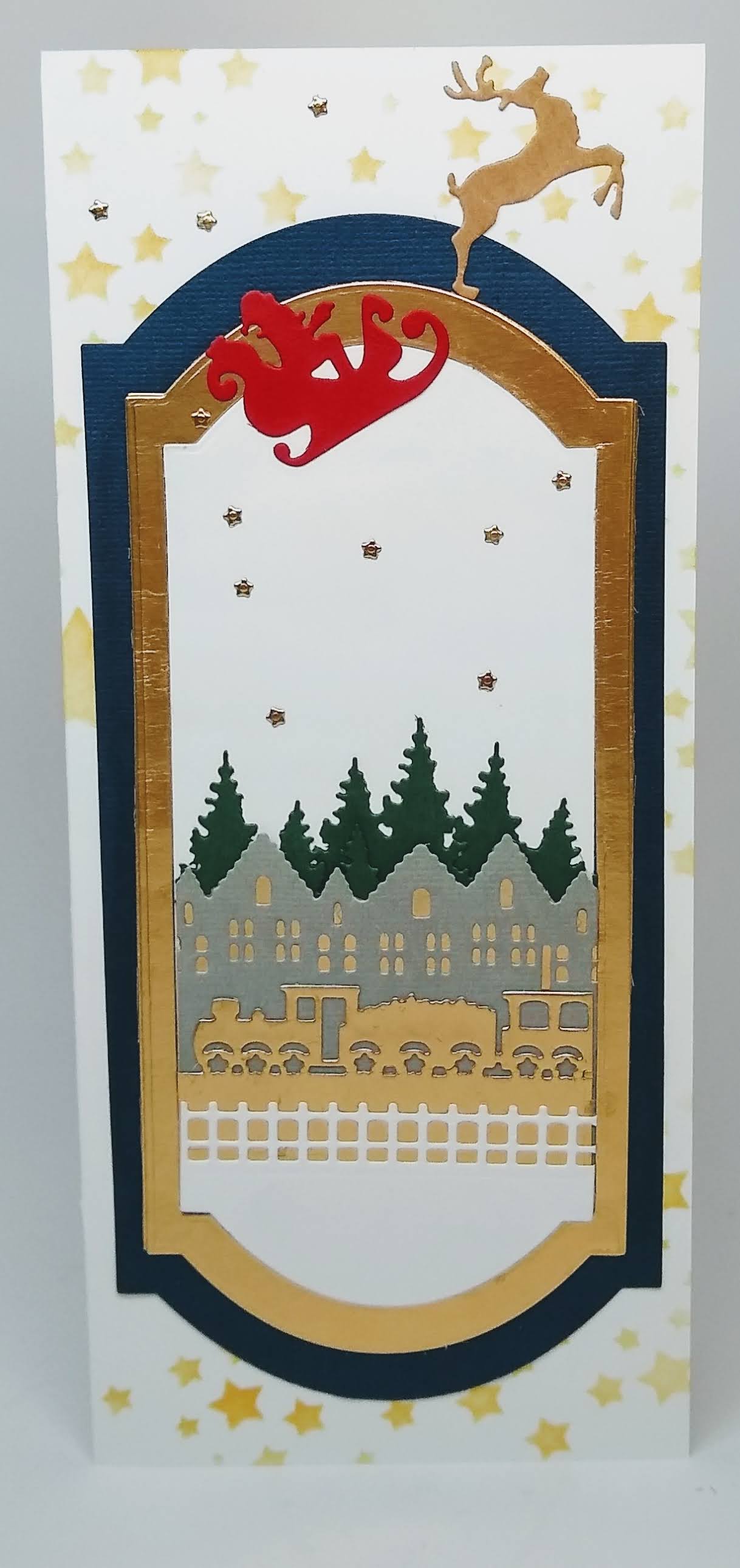 Traintober Tall Slim Card - Creek Bank Creations