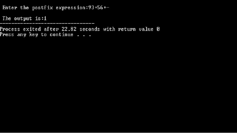 CODING BCA.: C Program for Postfix Evaluation using Stack