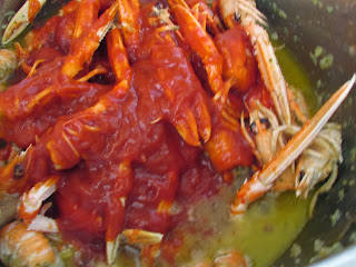 con2sabor: Espaguetis a la cigala