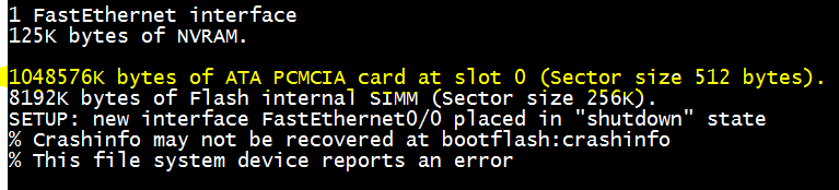 AM Network: How to Emulate Cisco Router External Falsh Memory "ATA ...