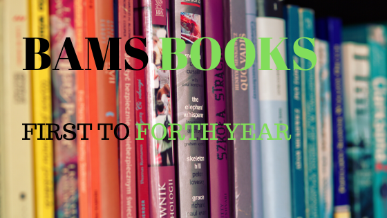 BAMS 1st to 4th yers all books list. - Ancient medicine