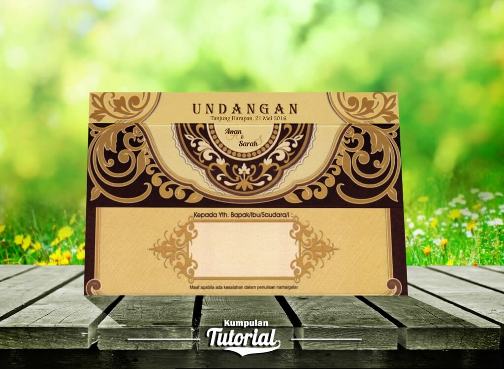 Desain Undangan Pernikahan Islami