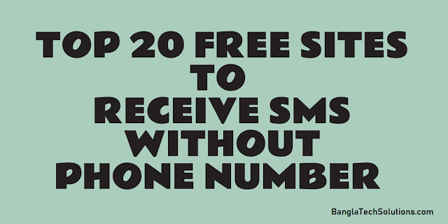 Top 20 Free Sites To Receive SMS Without Your Any Real Phone Number top-20-free-sites-to-receive-sms-without-your-any-real-phone-number