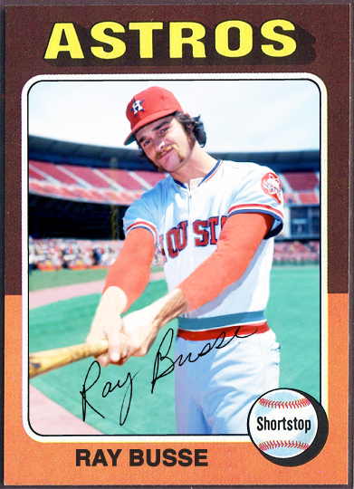 WHEN TOPPS HAD (BASE)BALLS!: NOT REALLY MISSING IN ACTION- 1975 RAY BUSSE