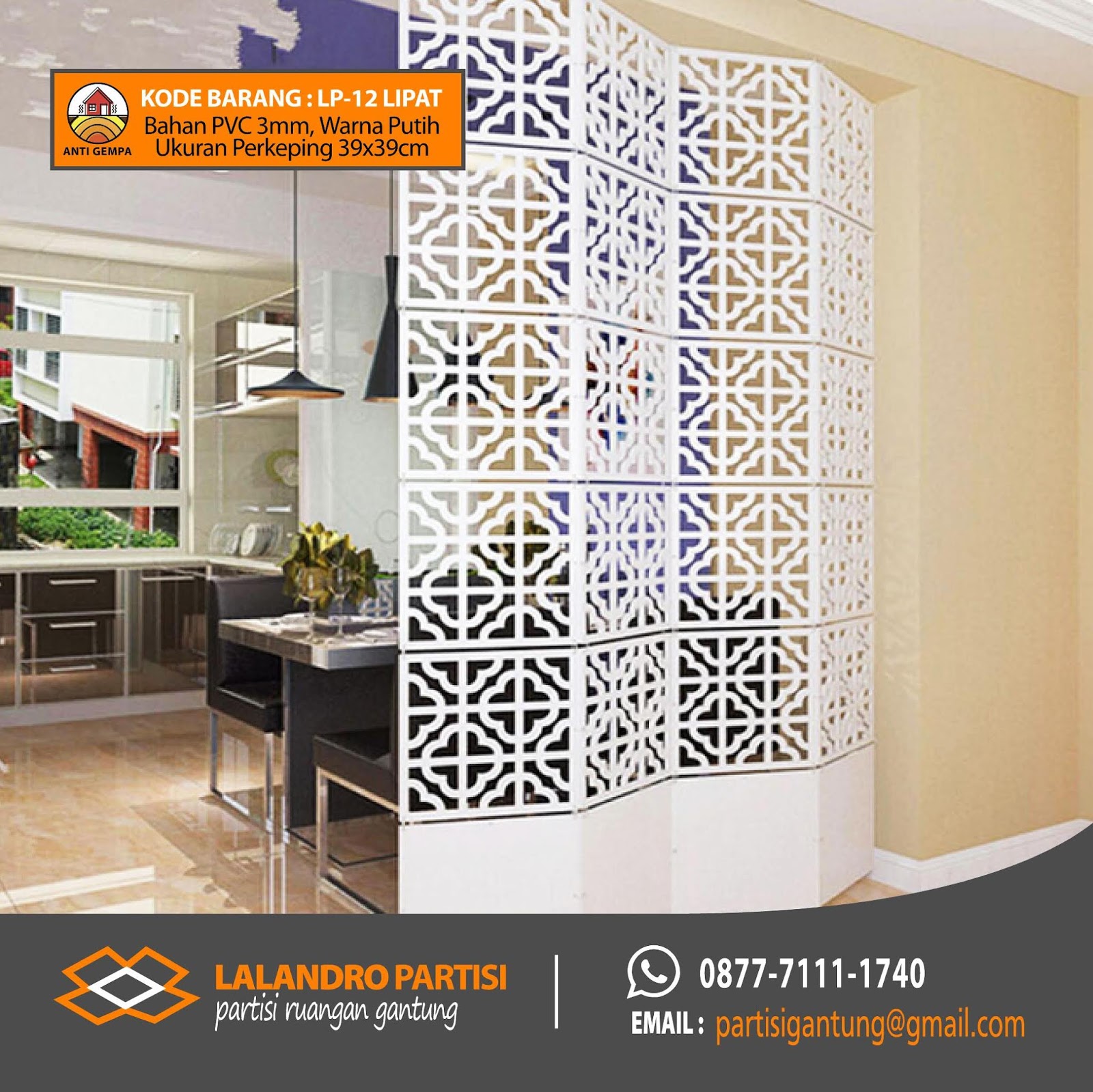 Partisi Ruangan Gantung PVC Murah Jakarta Hanging Partition Whatsapp ...