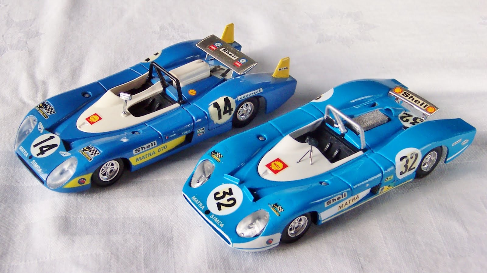 Modifications of 1:43 models: Matra