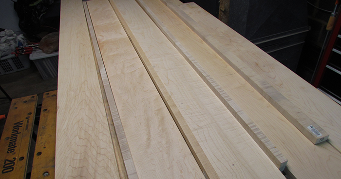 DIY Laminated Hardwood (Maple) Workbench Top Crawls Backward (When Alarmed)