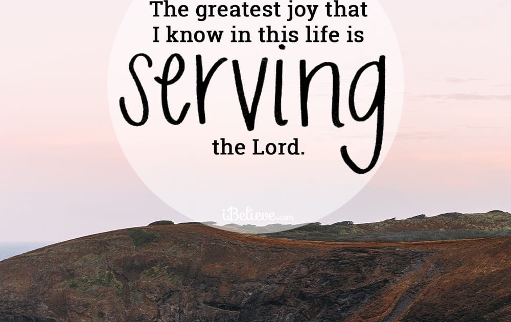 Serving the Lord
