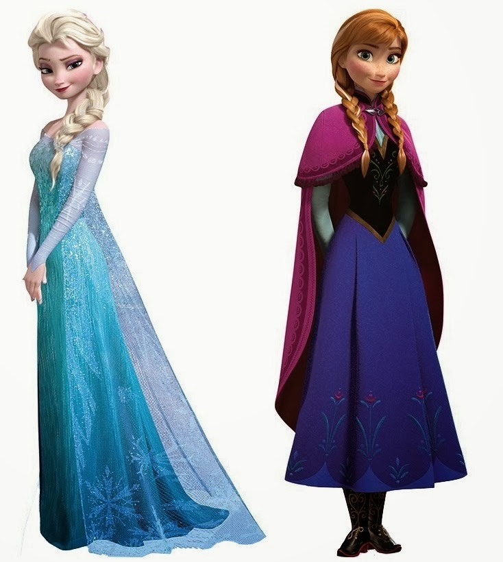 elsa and anna frozen