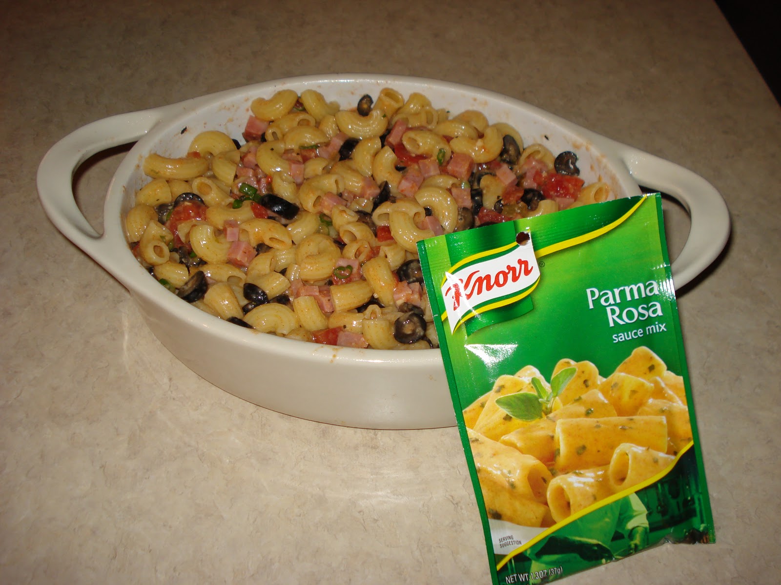 Doe: A Hunter's Wife: Project Monday - Parma Rosa Pasta Casserole