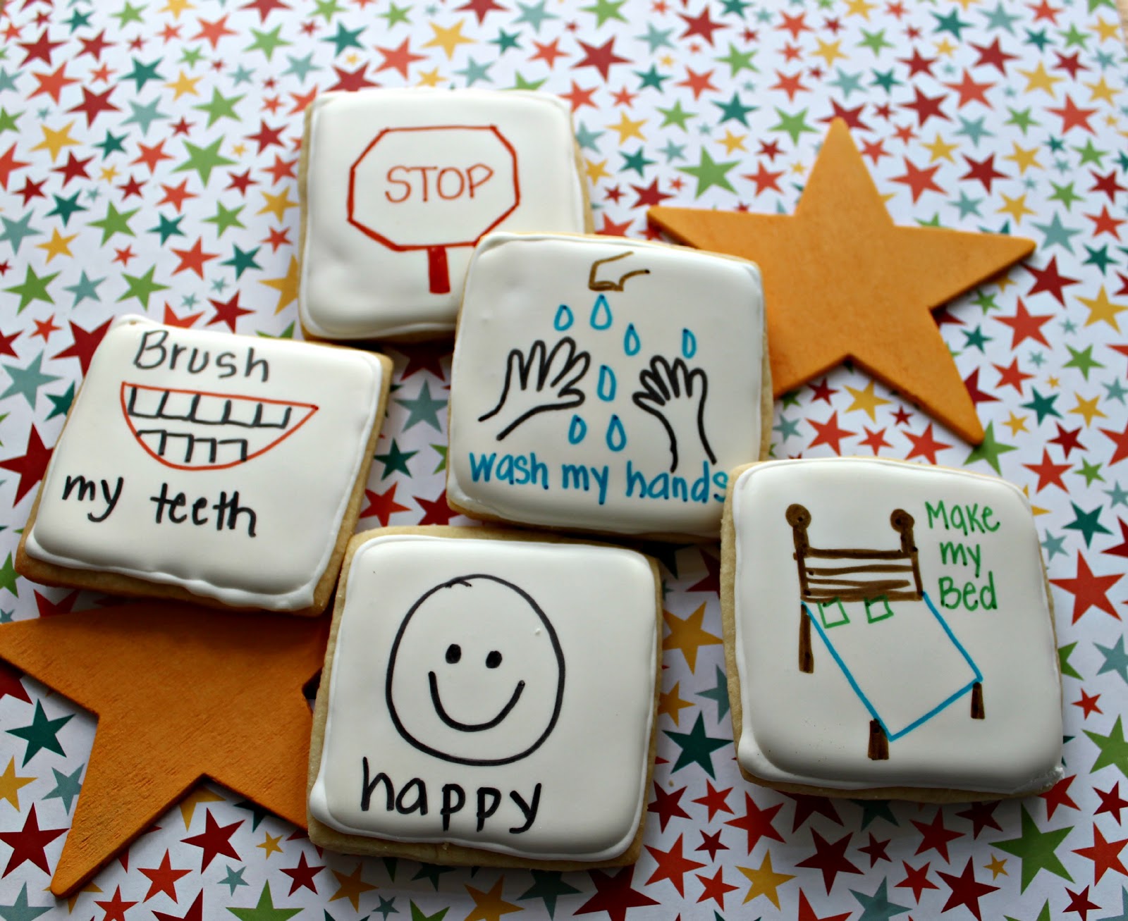 The Cookie Puzzle: Cue Card Cookies by Suzy Social Worker