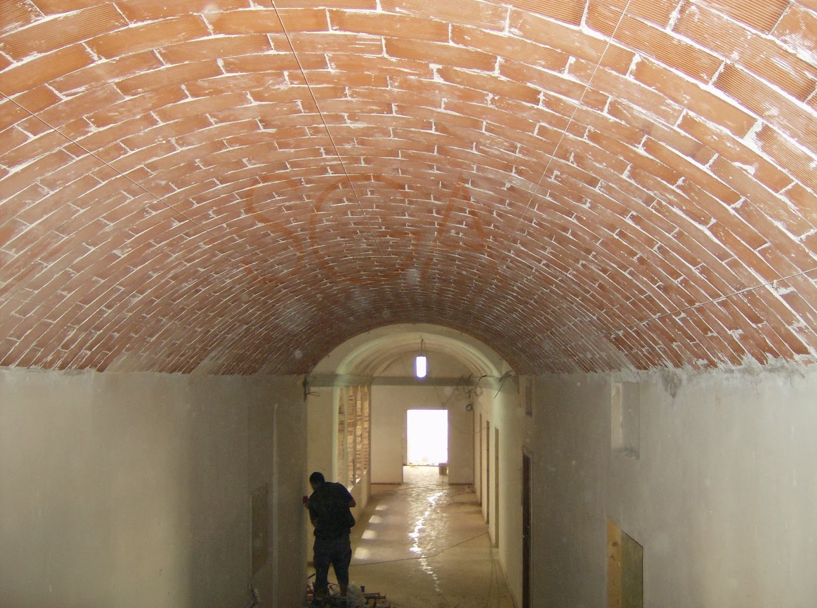 Bóveda tabicada Salvador Gomis Aviño : Bóveda de cañón