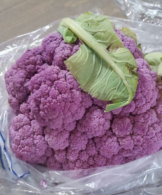 This Stitcher's Gotta Eat!!!! PURPLE Cauliflower Pizza Crust Recipe