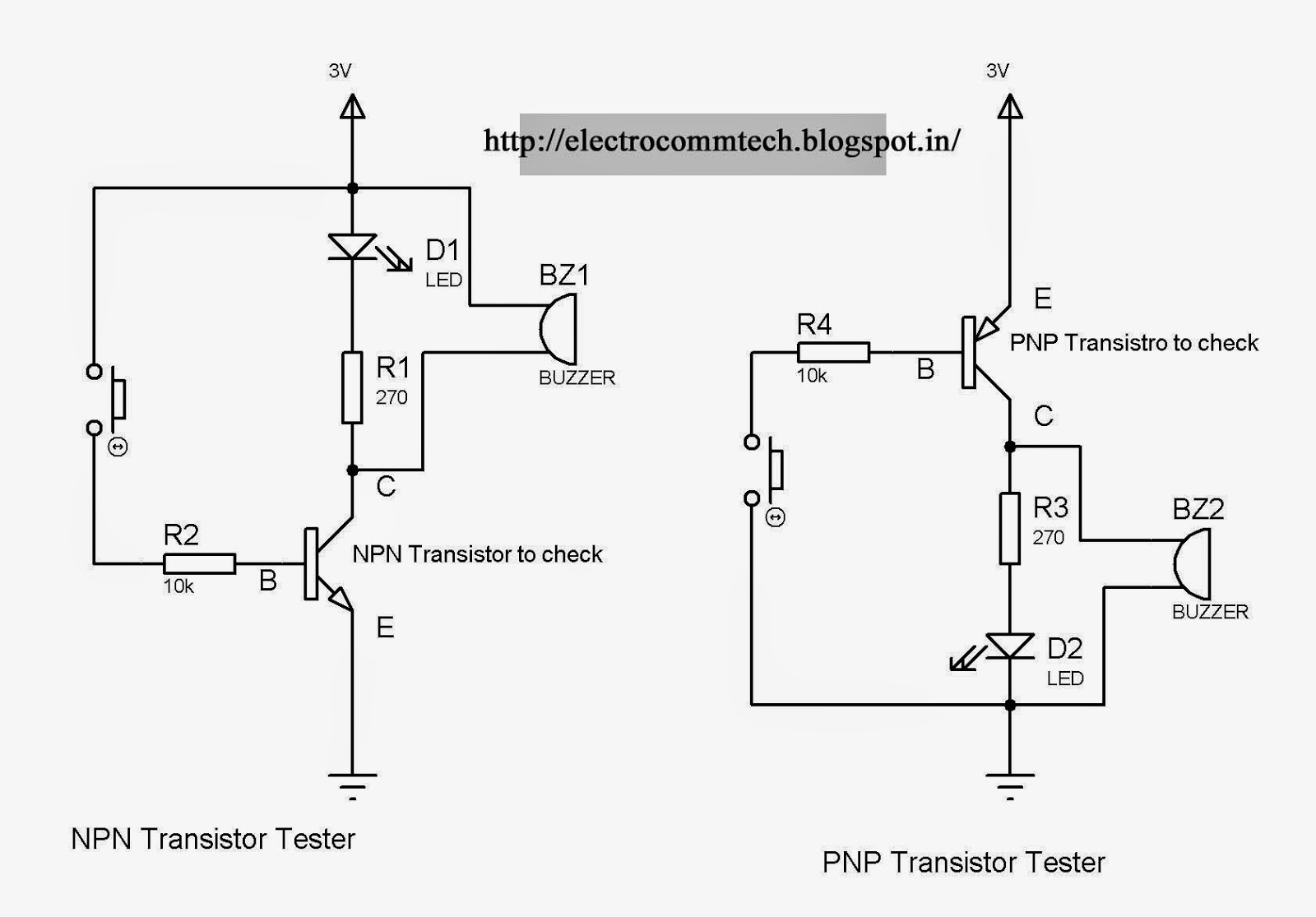 Easy way to Test Transistor is working or Not . ~ Electronics ...