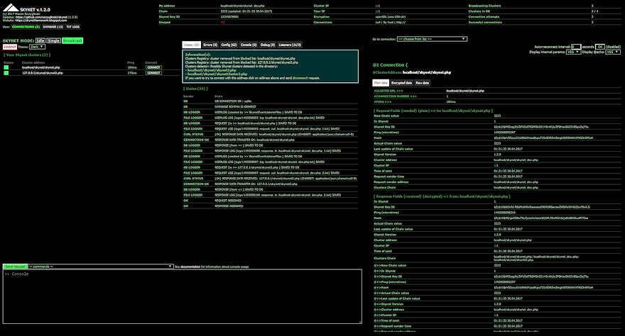 SKYNET: First launch