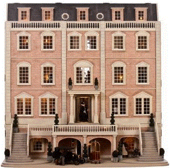 misminicasas: Cottesmore House Manor, la fachada.