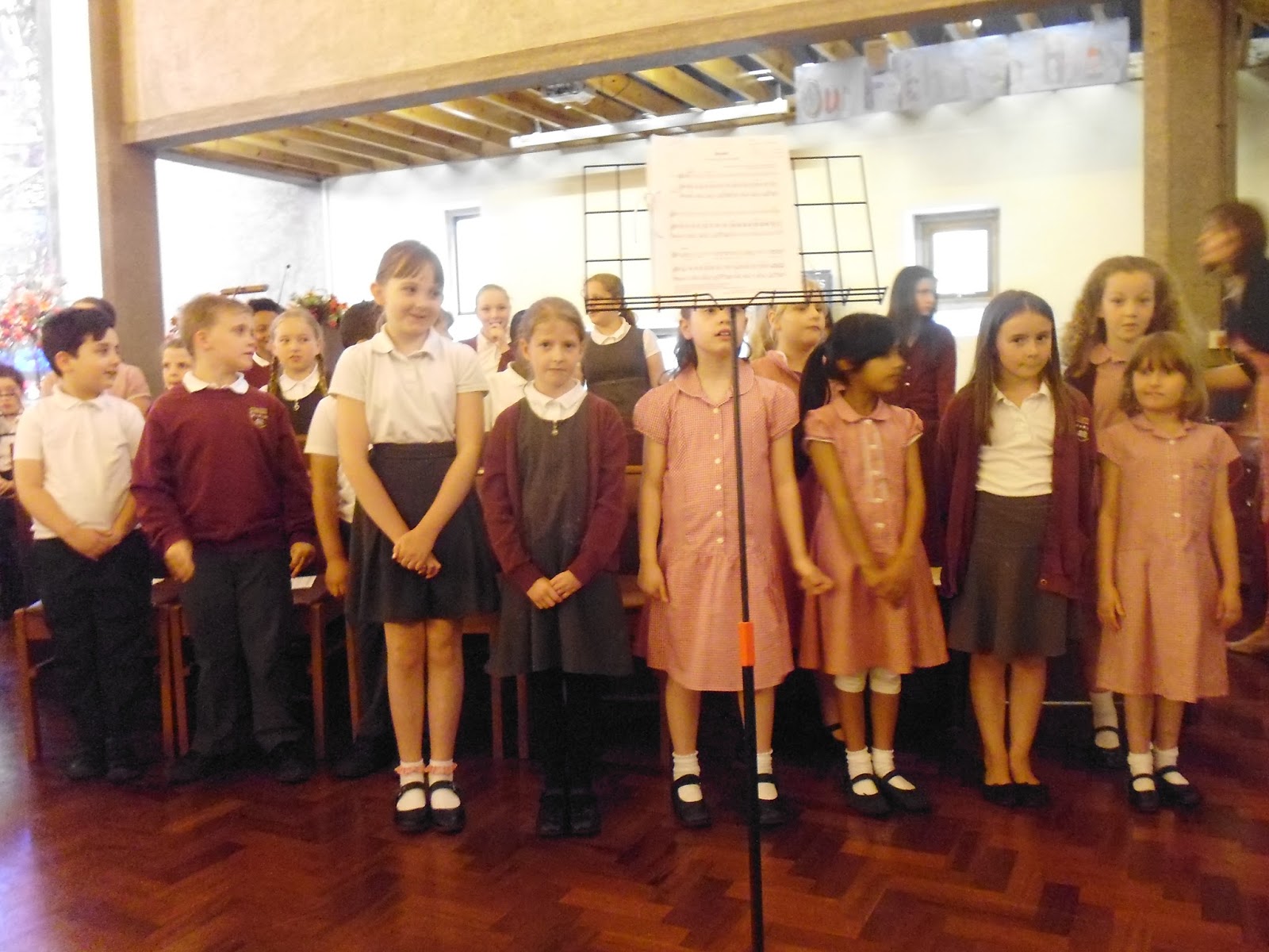 Chilcote Primary School: Junior Choir at St Peter`s festival