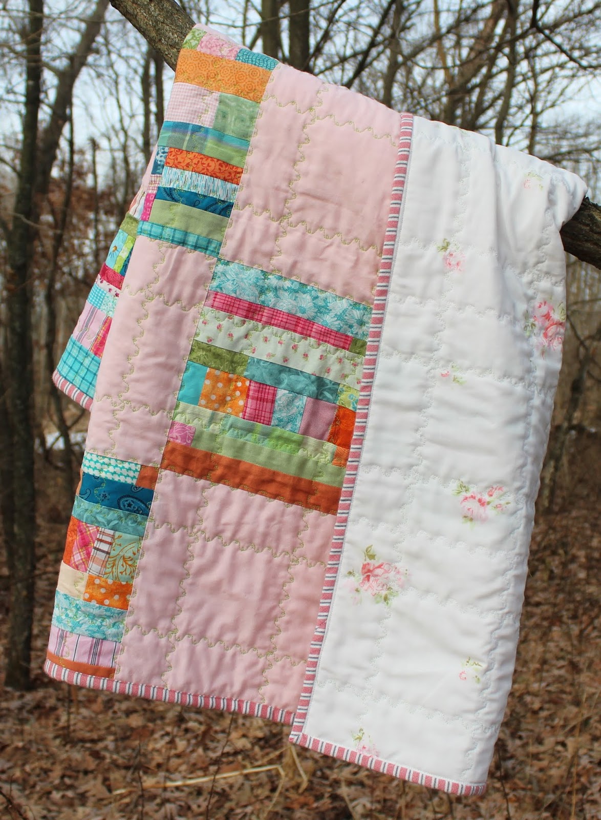 Pink Patchwork Quilt