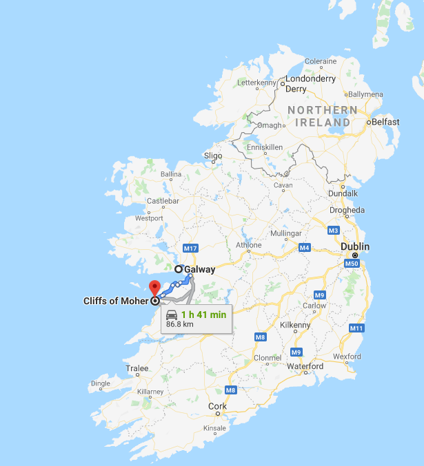 Itinerary- Ireland Trip 9/2019