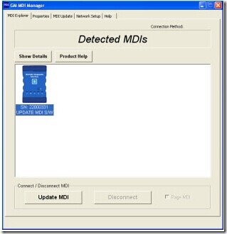 WiFi GM MDI Multiple Diagnostic Interface: GM MDI scanner asks for ...