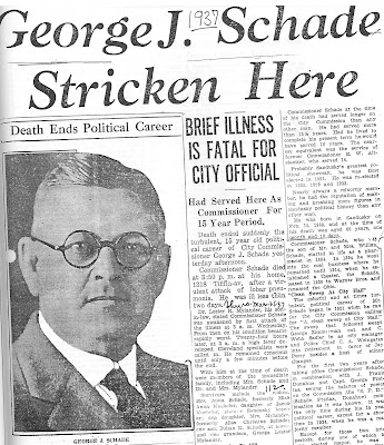 Sandusky History: Baptismal Certificate of George Schade