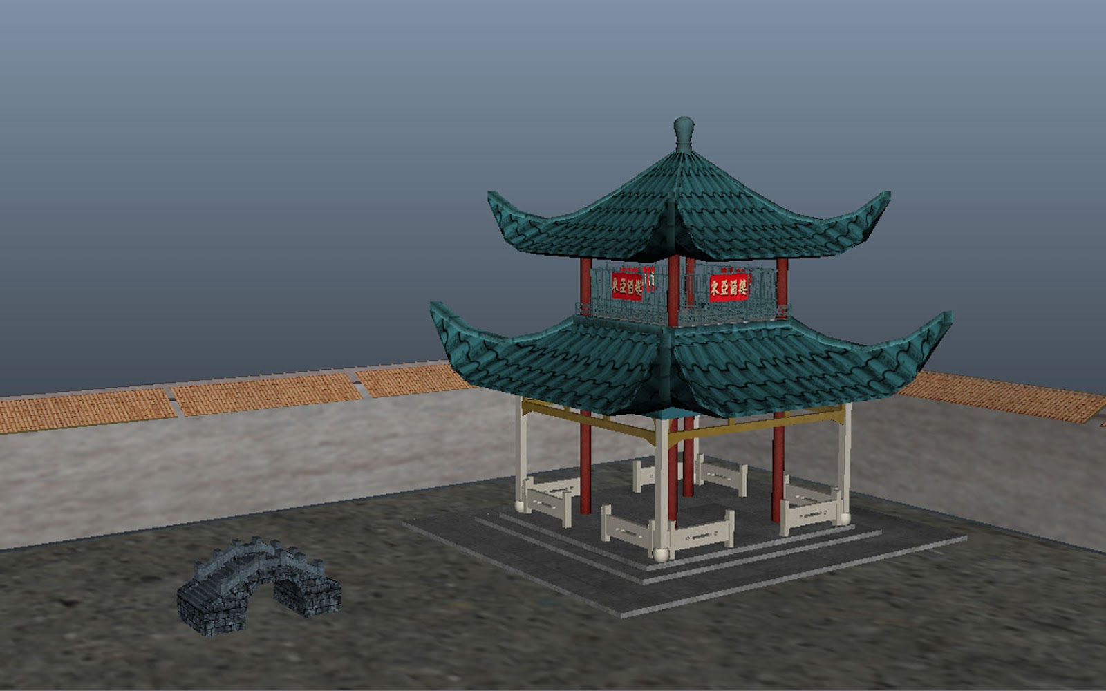 LuisBuild: Maya Chinese Architect Complete