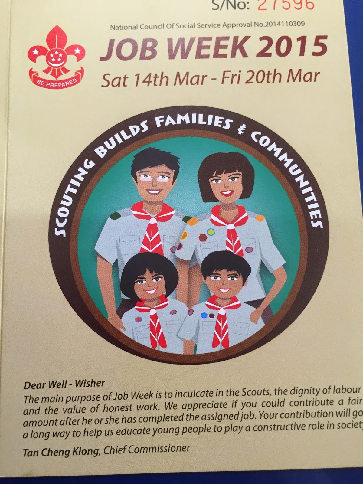 Henry Park Pelican (Cub) Scout: Job begins, 14th March 2015