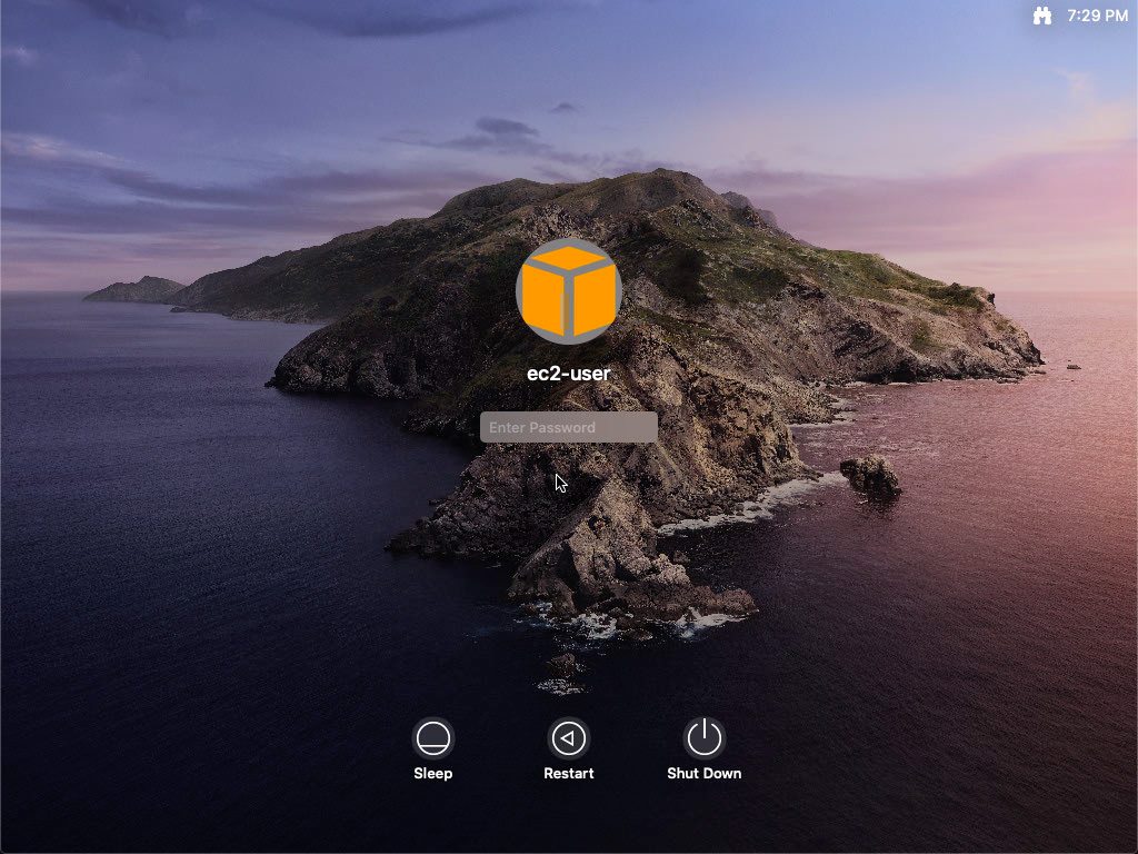 AWS : Create a macOS Desktop