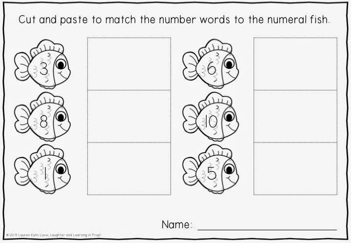 Love, Laughter and Learning in Prep!: Gone Fishin'! Hands on math FUN!