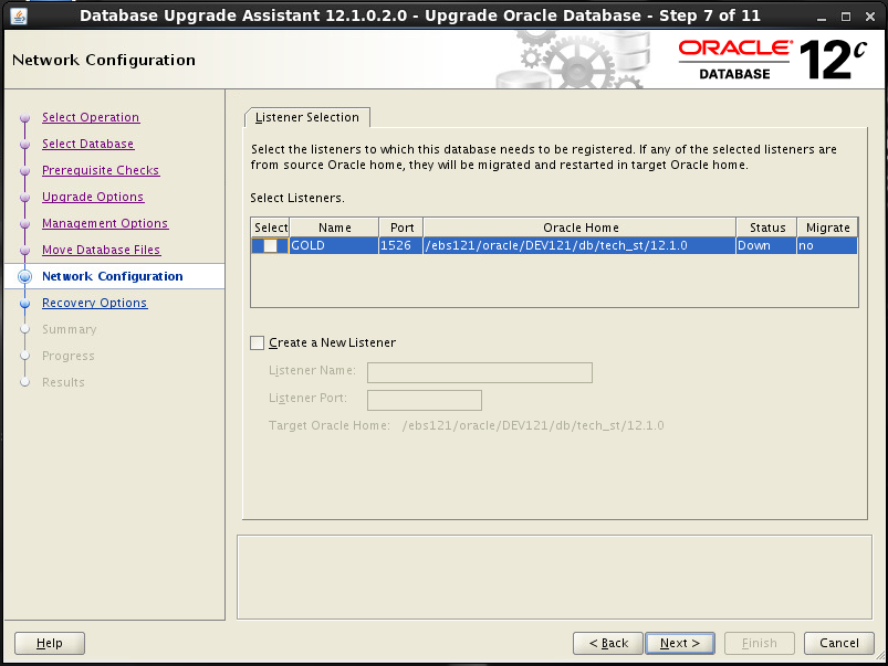 Upgrade Oracle Database 11.1.0.7 to 12.1.0.2 for EBS R12.1.3
