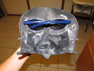 DIY Project Crazy: Craft Foam Vader Mask (on a pair of sun glasses)