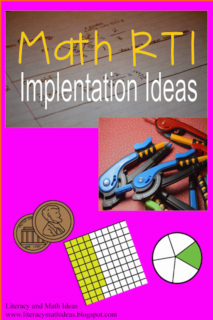 Literacy & Math Ideas: Math RTI