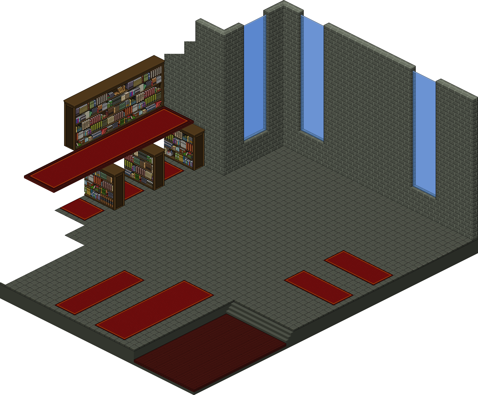Public Room : Habnet Library BG