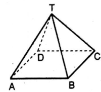 Limas segi empat beraturan T.ABCD mempunyai panjang rusuk alas 12 cm ...