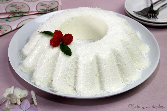 JULIA Y SUS RECETAS: Pudin de leche de coco sin horno JULIA Y SUS RECETAS: Pudin de leche de coco sin horno