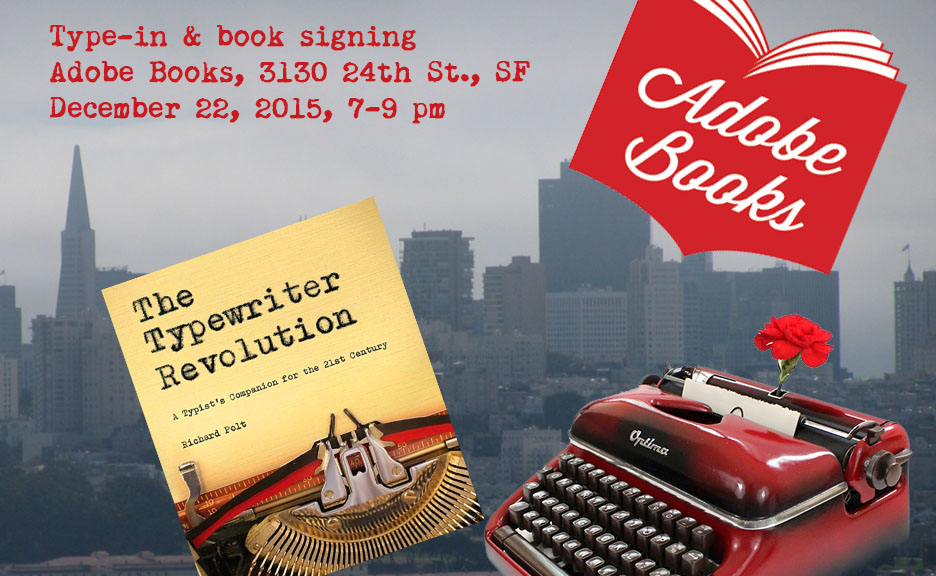 Signing in San Francisco & Failure interview/ /THE TYPEWRITER REVOLUTION