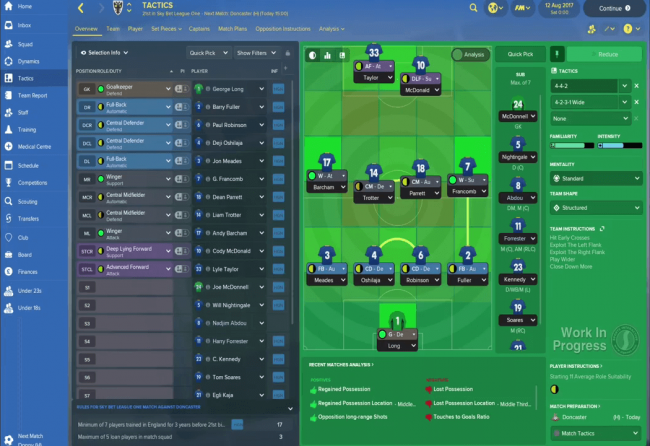 Work In Progress Screenshots Football Manager 2018 | FM Blog | FM24