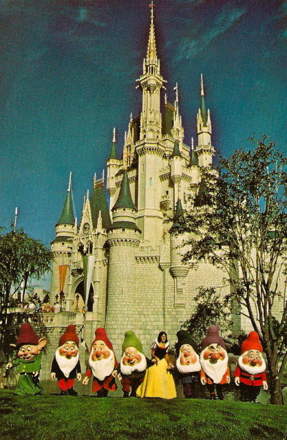 My Favorite Disney Postcards: Snow White and the Seven Dwarfs at Walt ...