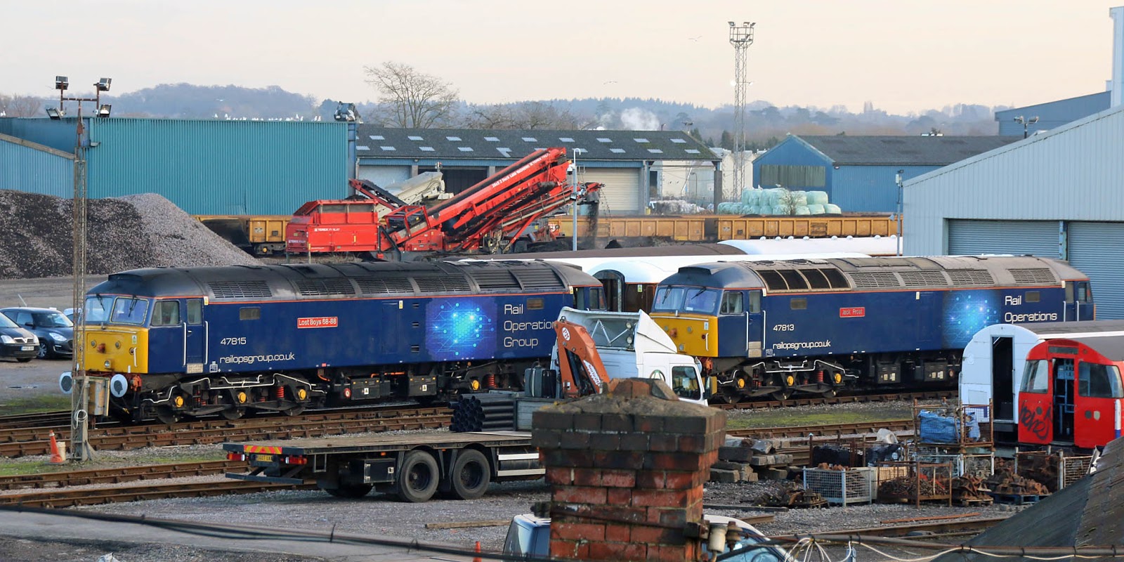 47s and other Classic Power at Southampton: Rail Operations Group 47s ...