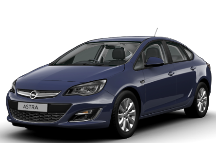 Opel Astra Berline Restylée (2014) - Couleurs/Colors