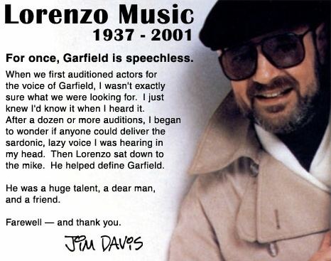 Flooby Nooby: The Day The Music Died: Remembering Lorenzo Music, Voice ...