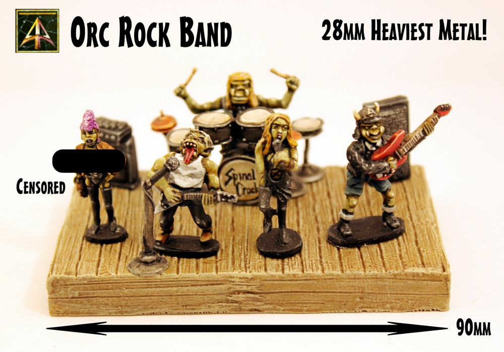 Wargame News and Terrain: Alternative Armies: Orc Rock Band 'Spinal ...
