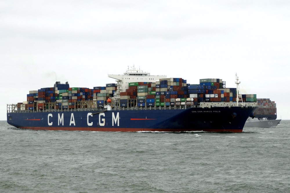 G.GYSSELS SHIPCOLLECTION: CMA CGM MARCO POLO : CONTAINER SHIP