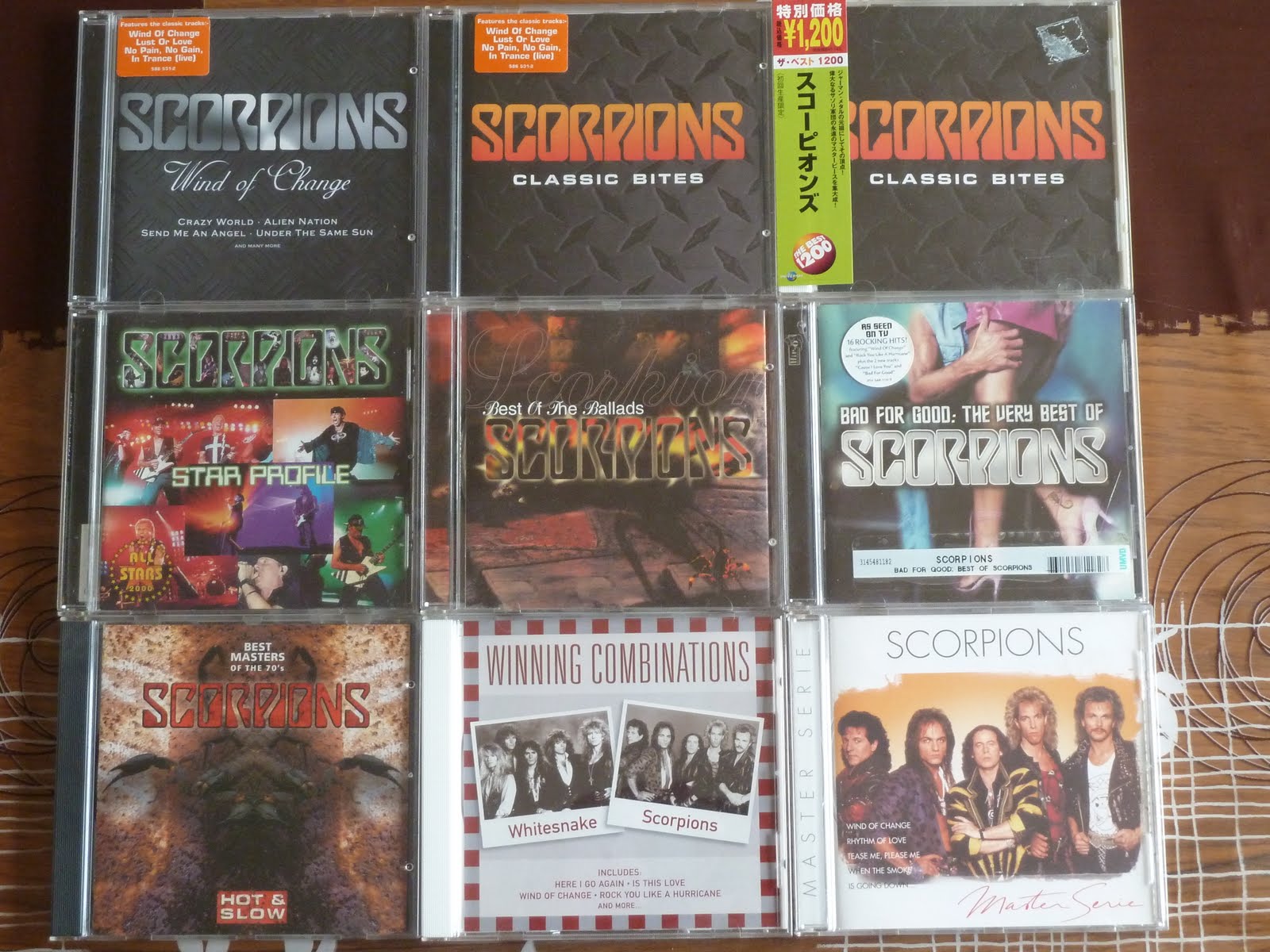 Scorpions Collection: COMPILATION CD