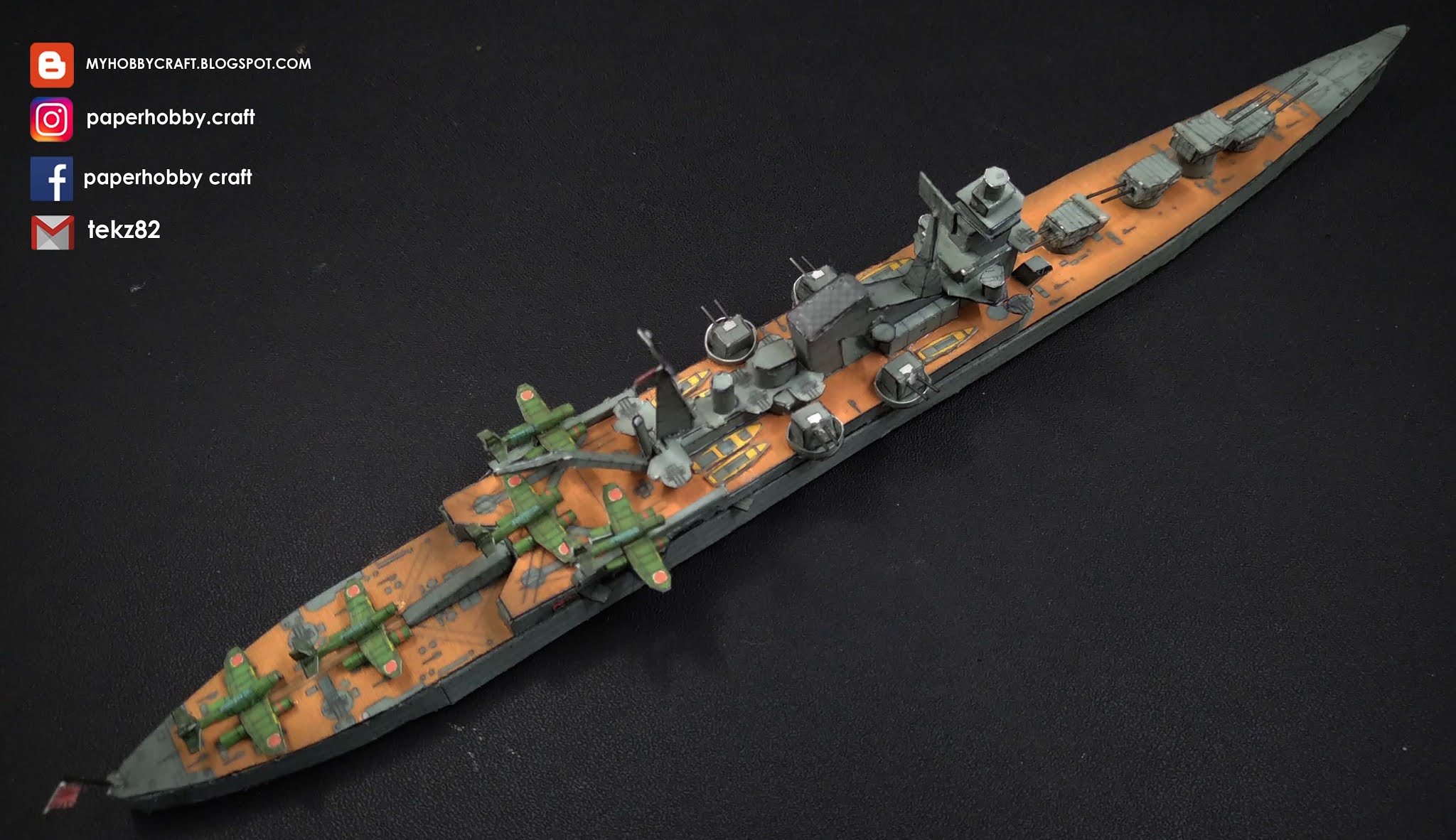 paperhobby: IJN TONE 1/700