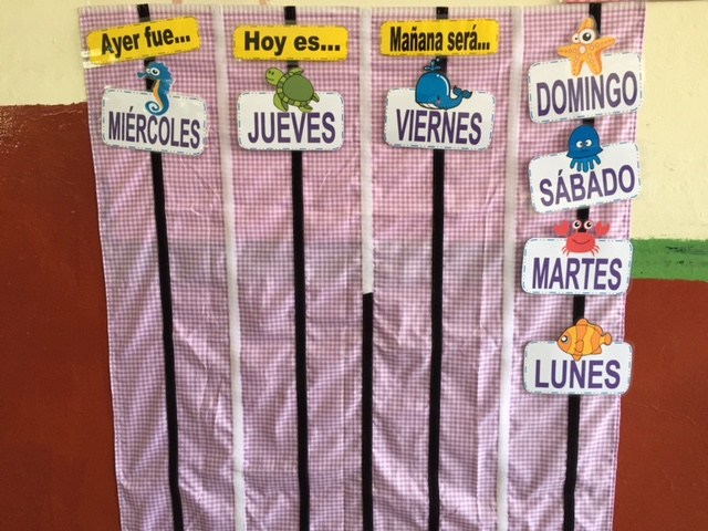Mis actividades en la primaria: carteles