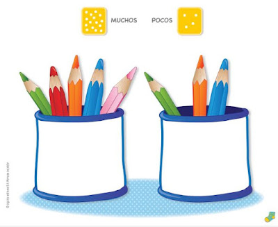 MI CLASE DE INFANTIL: CONCEPTOS: MUCHOS - POCOS